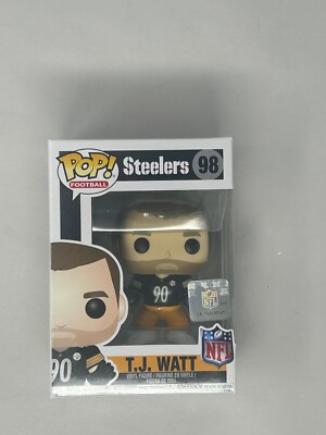 Funko Pop NFL #98 TJ Watt Pittsburgh Steelers Collector Figure Vaulted ...