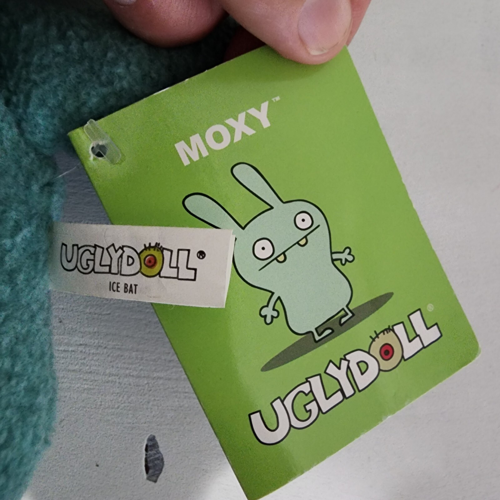 UGLYDOLL ICE BAT 13" Plush Turquoise Stuffed Animal 2004 with ERROR ...