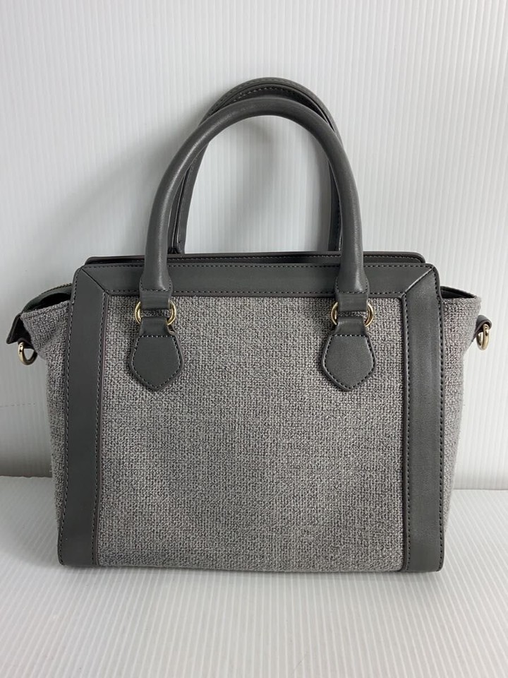 MARY QUANT 2-Way Shoulder Bag, Gray, Solid Color | eBay