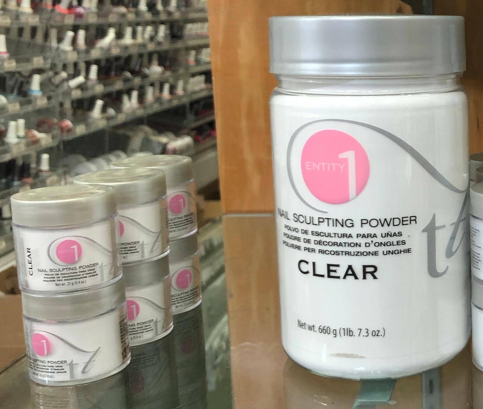 Entity - Nail Sculpting Powder Clear *Pick Your Size 0.8oz, 3.7oz, 23 ...