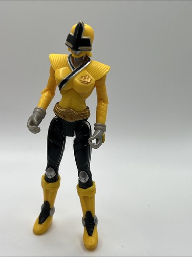 Bandai 2010 Mighty Morphin Power Rangers Samurai Yellow Mega Ranger 4 ...