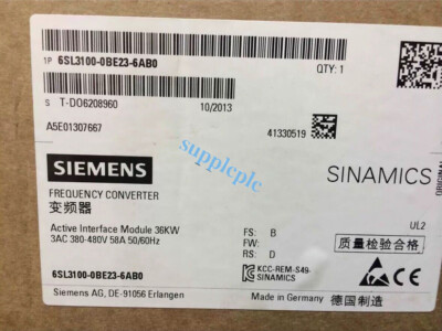 New Siemens 6SL3100-0BE23-6AB0 Fast shipping#DHL or FedEx | eBay