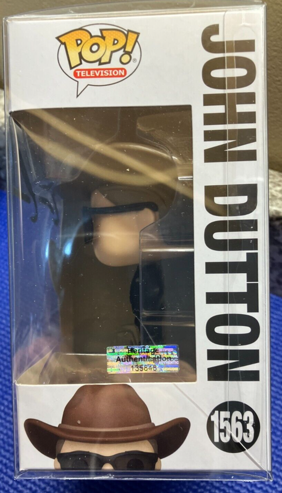 Kevin Costner Signed Autographed John Dutton Yellowstone Funko Pop ...