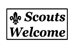 Scouts Welcome Decal Sticker Window VINYL DECAL STICKER Car | eBay