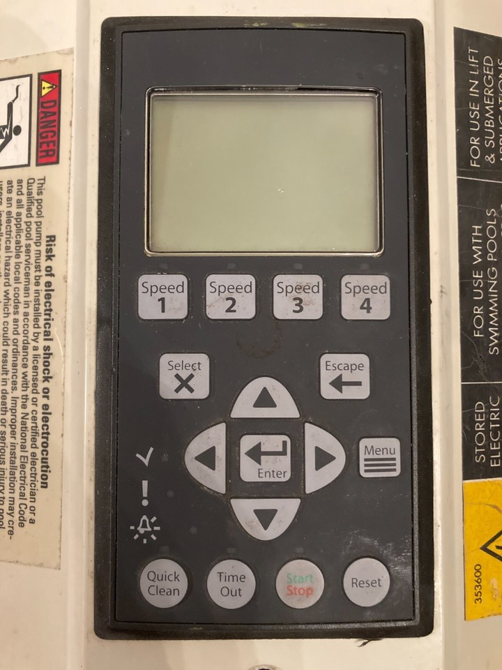 Pentair IntelliFlo LCD Display Screen KEYPAD *299.99* (+Core Charge See ...