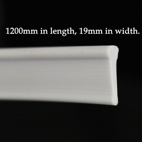 White Soft Rubber Shower Seal for Folding Bath Screens Glass Door ...