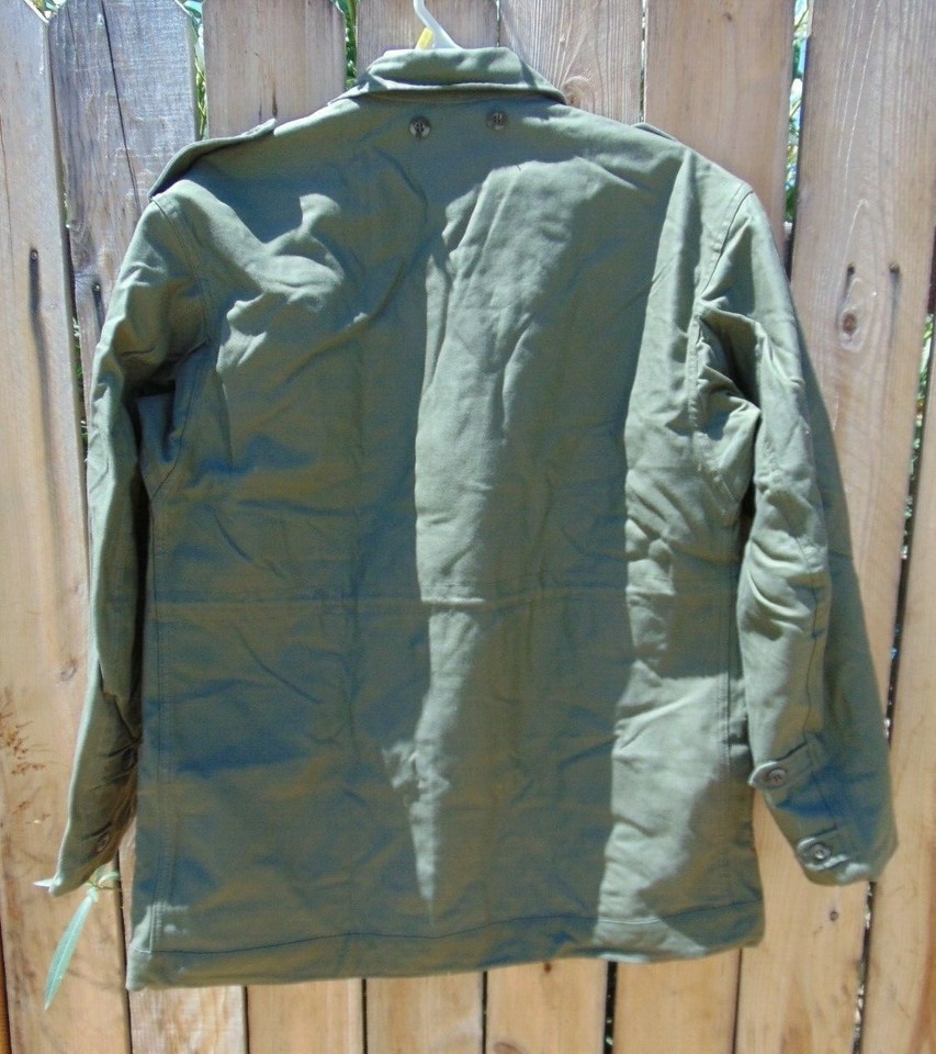 Genuine Dutch M65 O.D. Green Size Large field jacket, Grade 1 cd., free ...