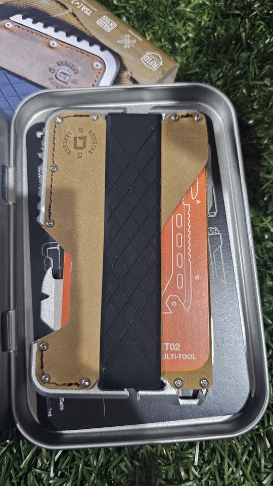 Dango Tactical EDC Wallet (Made in USA) - Genuine Leather, MultiTool ...