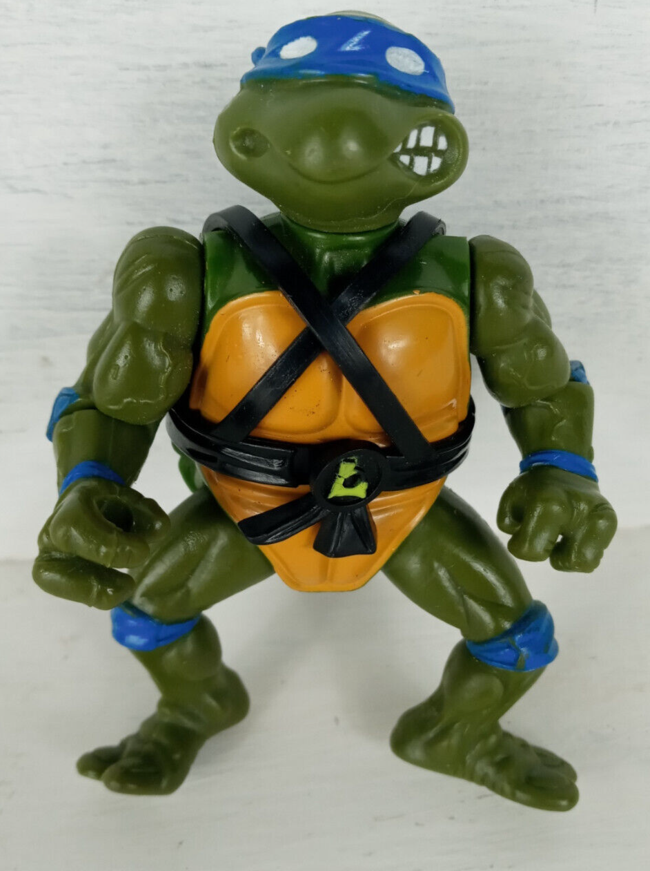 Vintage TMNT 1988 Leonardo 4 inch Posable Figure Ninja Turtle | eBay