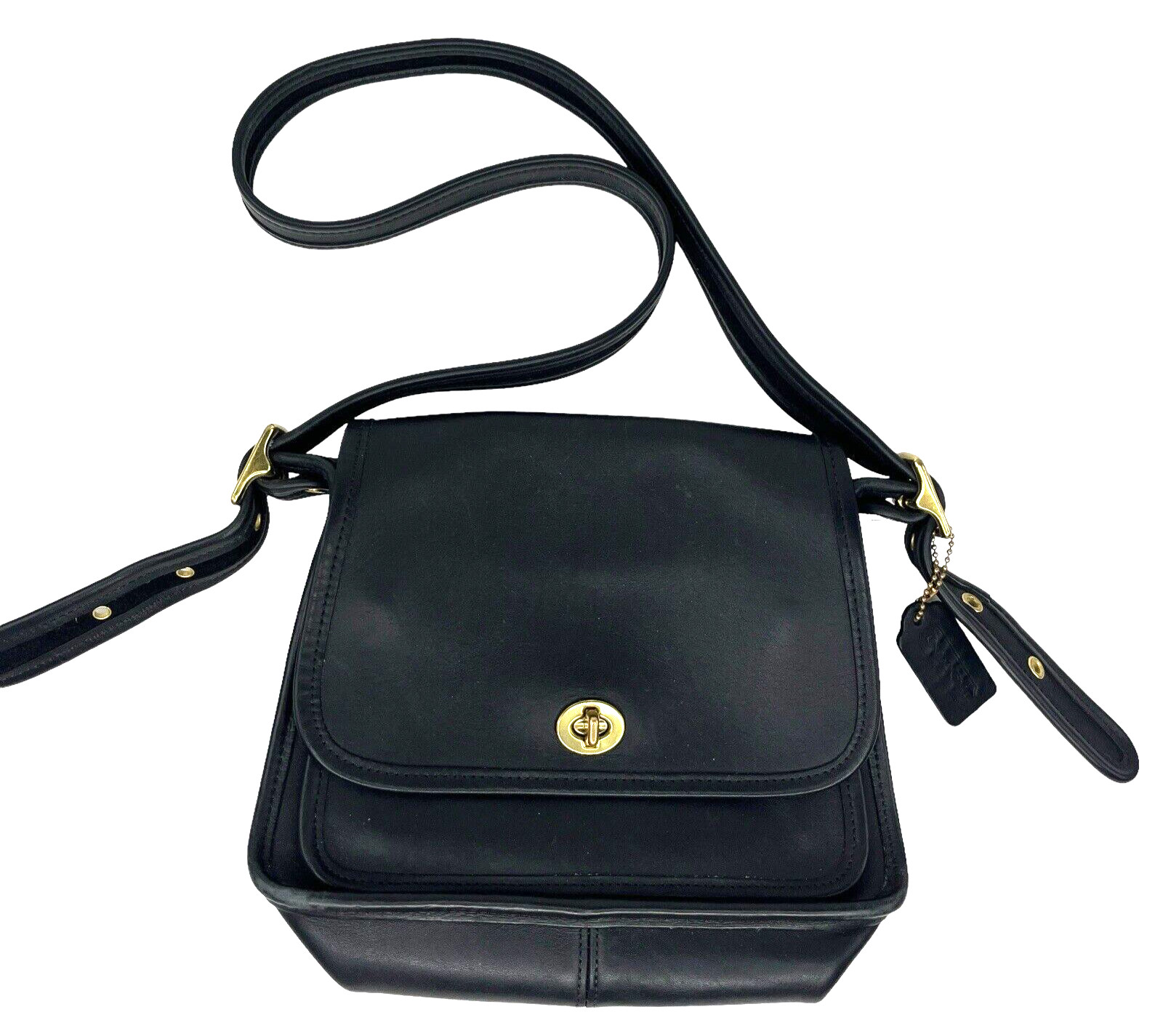 Vintage Coach Rambler 9061 Crossbody Shoulder Bag Sat… - Gem