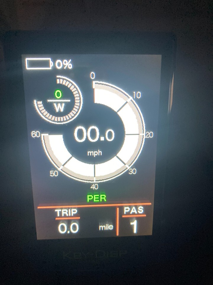 Key-Disp KD718 Color LCD Mode Switching Display KBO & Himiway Ebikes ...