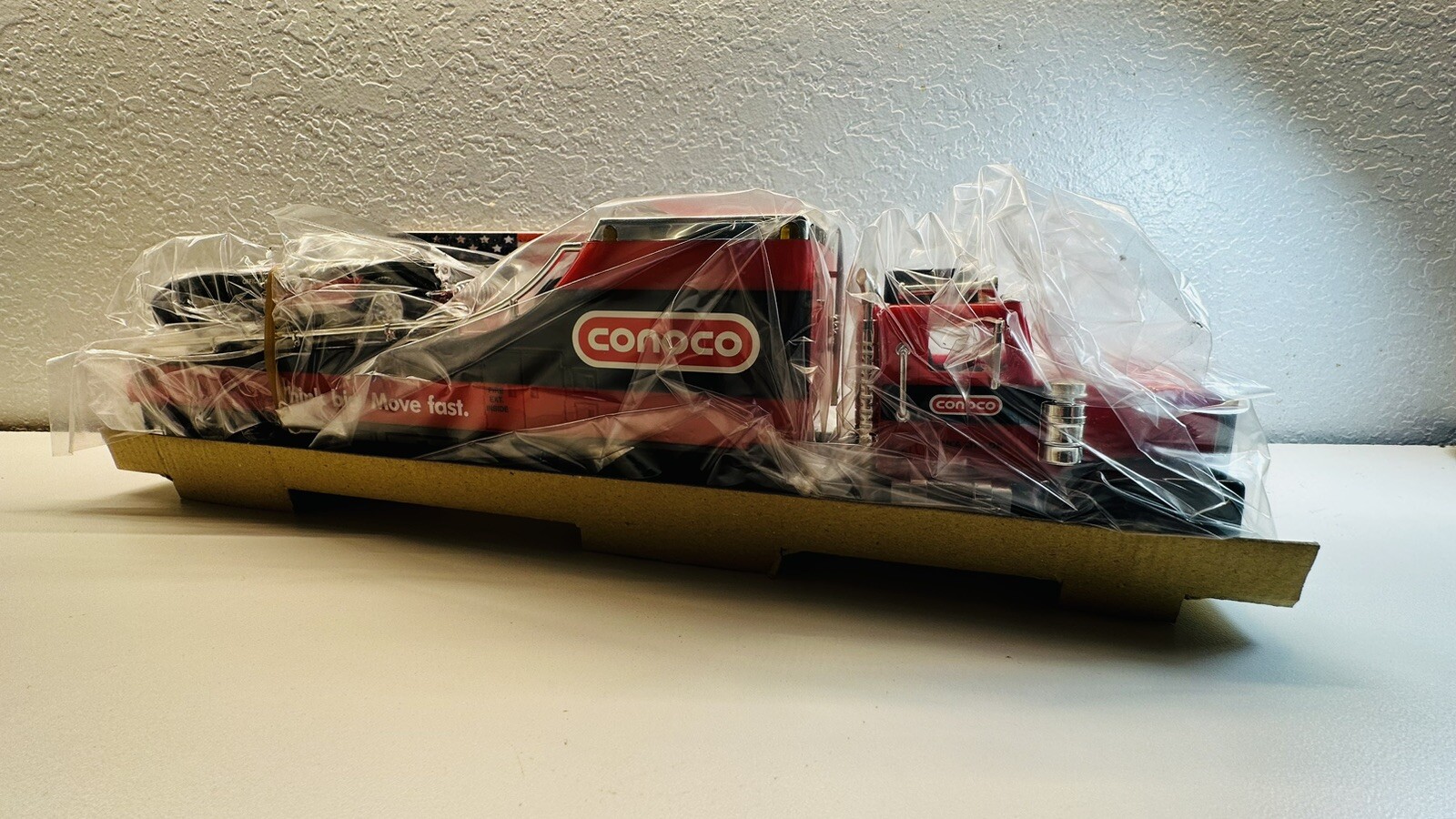 CONOCO CAR CARRIER TRUCK - 1957 CHEVOLET CORVETTE 1/32, 2001 | eBay