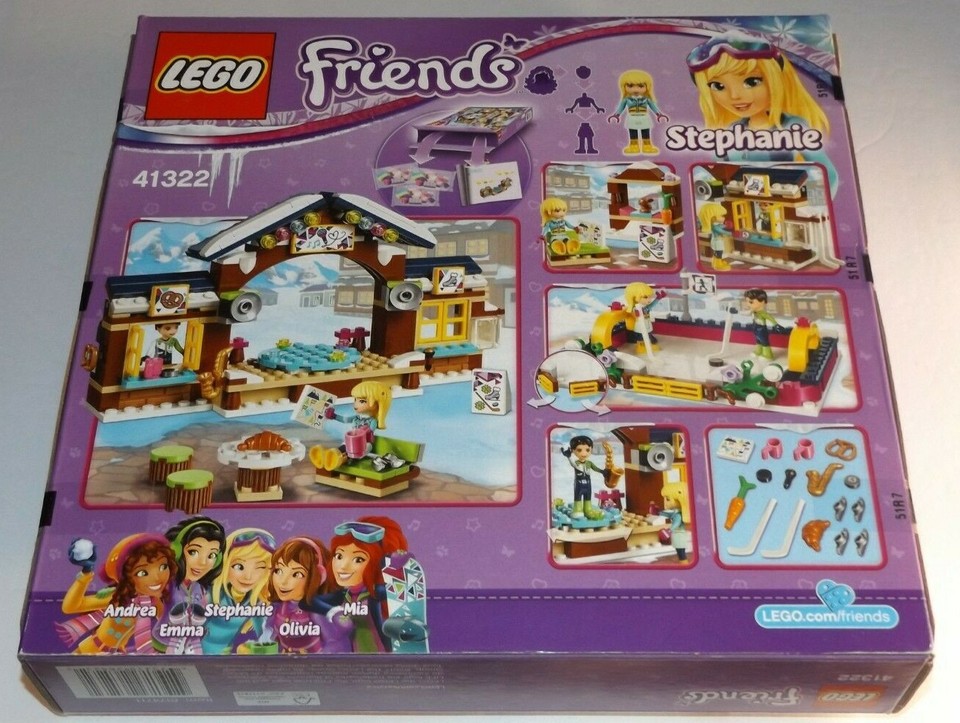 LEGO 41322 Snow Resort Ice Rink Friends Stephanie Nate Moka bunny | eBay