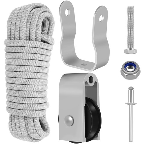 40Ft Extension Ladder Rope & Pulley Kit for AC30-2 Extension Ladder ...
