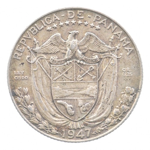 SILVER Quarter-Sized 1947 Panama 1/4 Balboa World Silver Coin *057 | eBay
