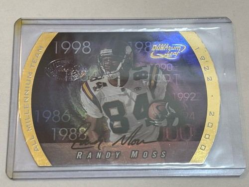 RANDY MOSS 2000 QUANTUM LEAF ALL MILLENIUM TEAM, AUTOGRAPH 055/100 ...