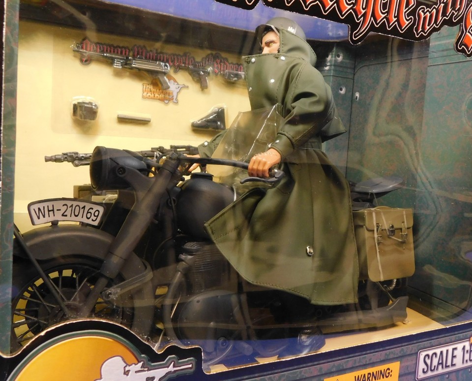 ULTIMATE SOLDIER 1:6 GERMAN FIGURE & MOTORCYCLE WITH SIDECAR 2000 ...