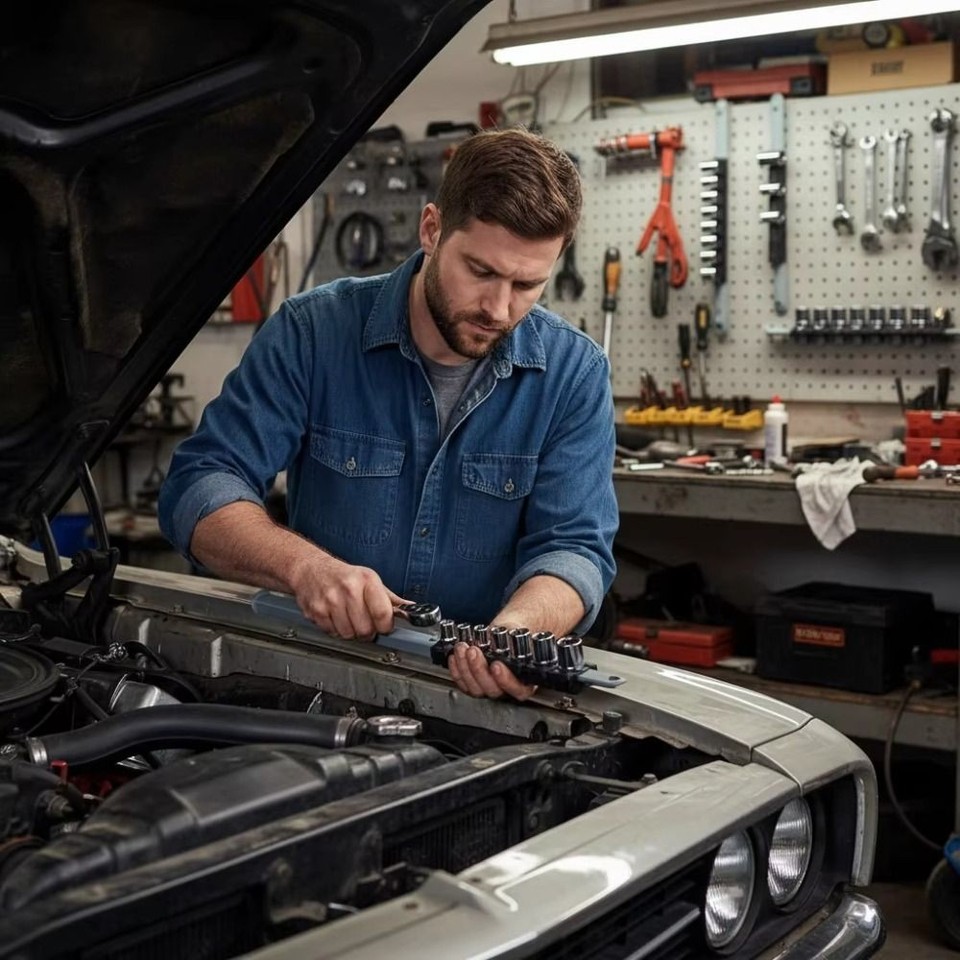 350mm Length Socket Organizer Tray Hand Tool Storage Bracket Garage ...