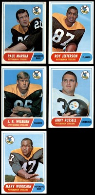 1968 Topps Pittsburgh Steelers Team Set 7 - NM 6936943 | eBay