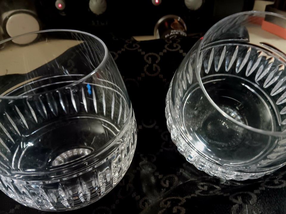 Waterford Addison Stemless Wine Crystal Glass Set of 2 | eBay