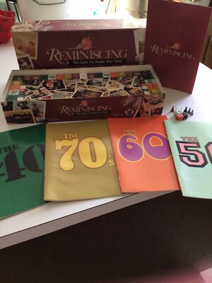 Reminiscing board game - 1940's to 1970 Vintage Memory Game | eBay