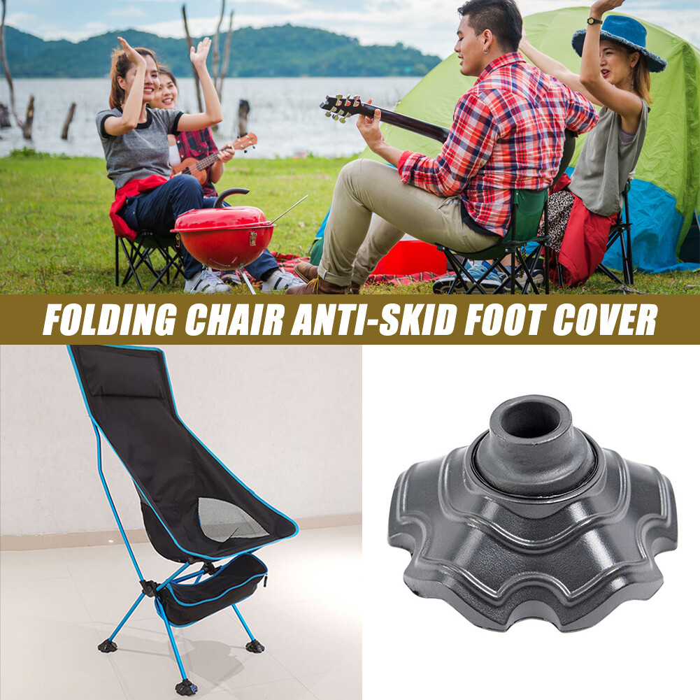 Folding Chair Foot Cover Non-slip Camping Table Legs Floor Protectors ...