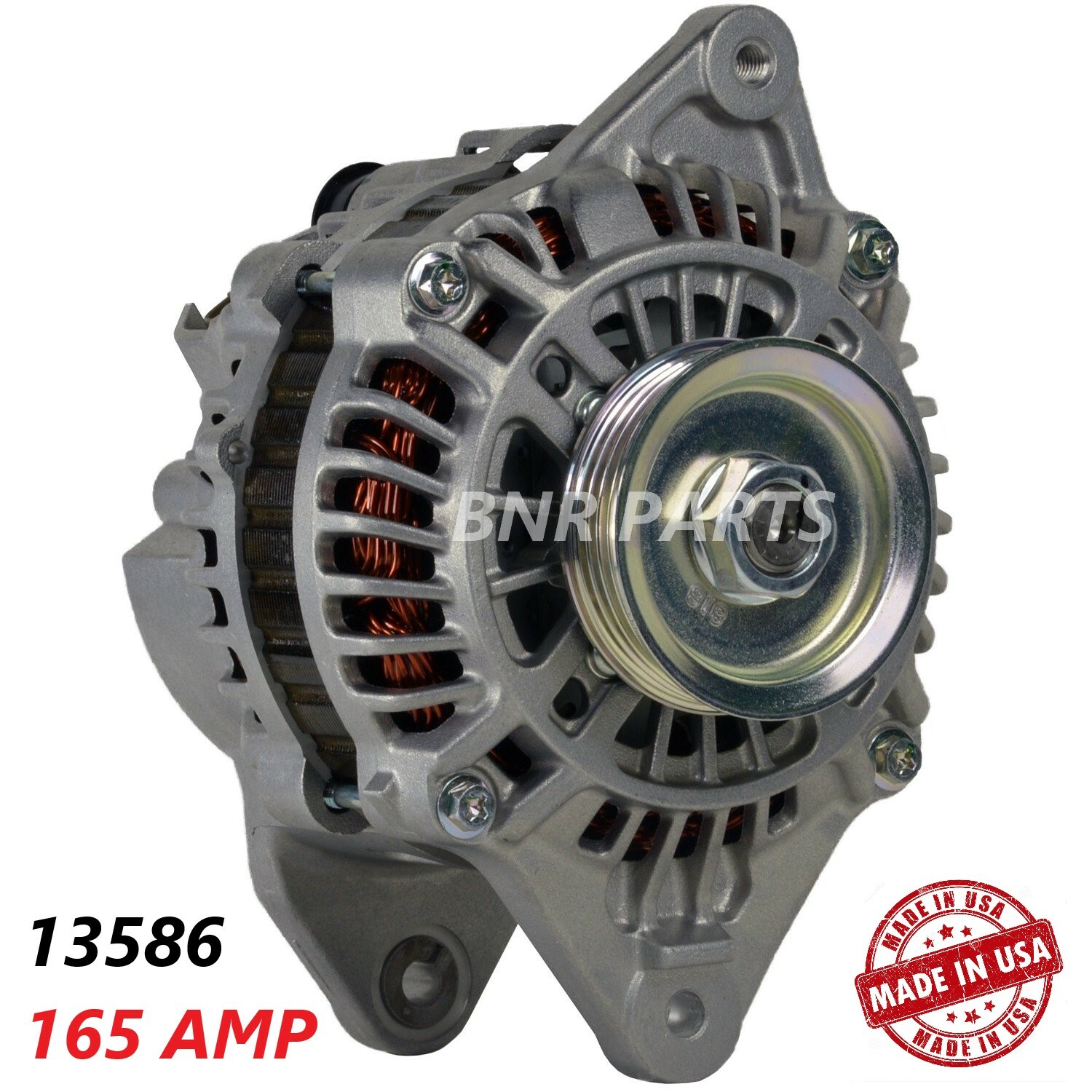 165 AMP 13586 Alternator Eagle Mitsubishi NEW High Output HD USA ...