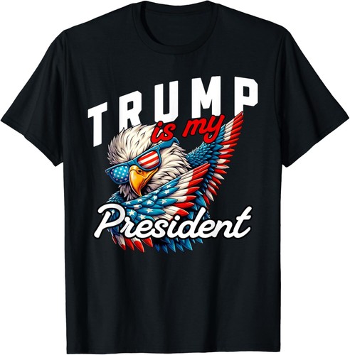 Trump is my President Bald Dabbing Eagle Donald 2024 Small, Black | eBay