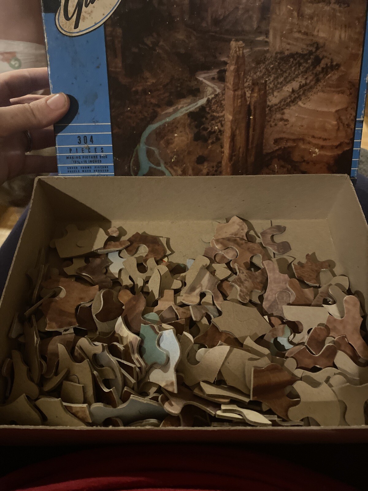 Vintage Guild Picture Puzzle #2900 SS Series InComplete In Box 1940's ...