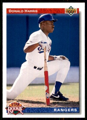 1992 Upper Deck Donald Harris Texas Rangers #11 MLB Baseball Card | eBay