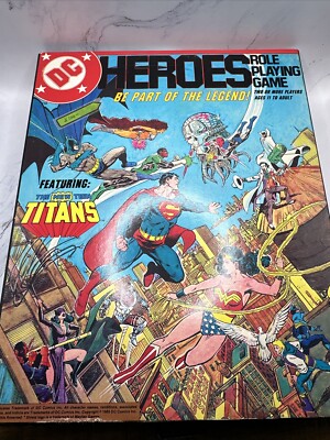 1985 DC Heroes Vintage Role Playing Game RPG Boxed Set Original-see ...