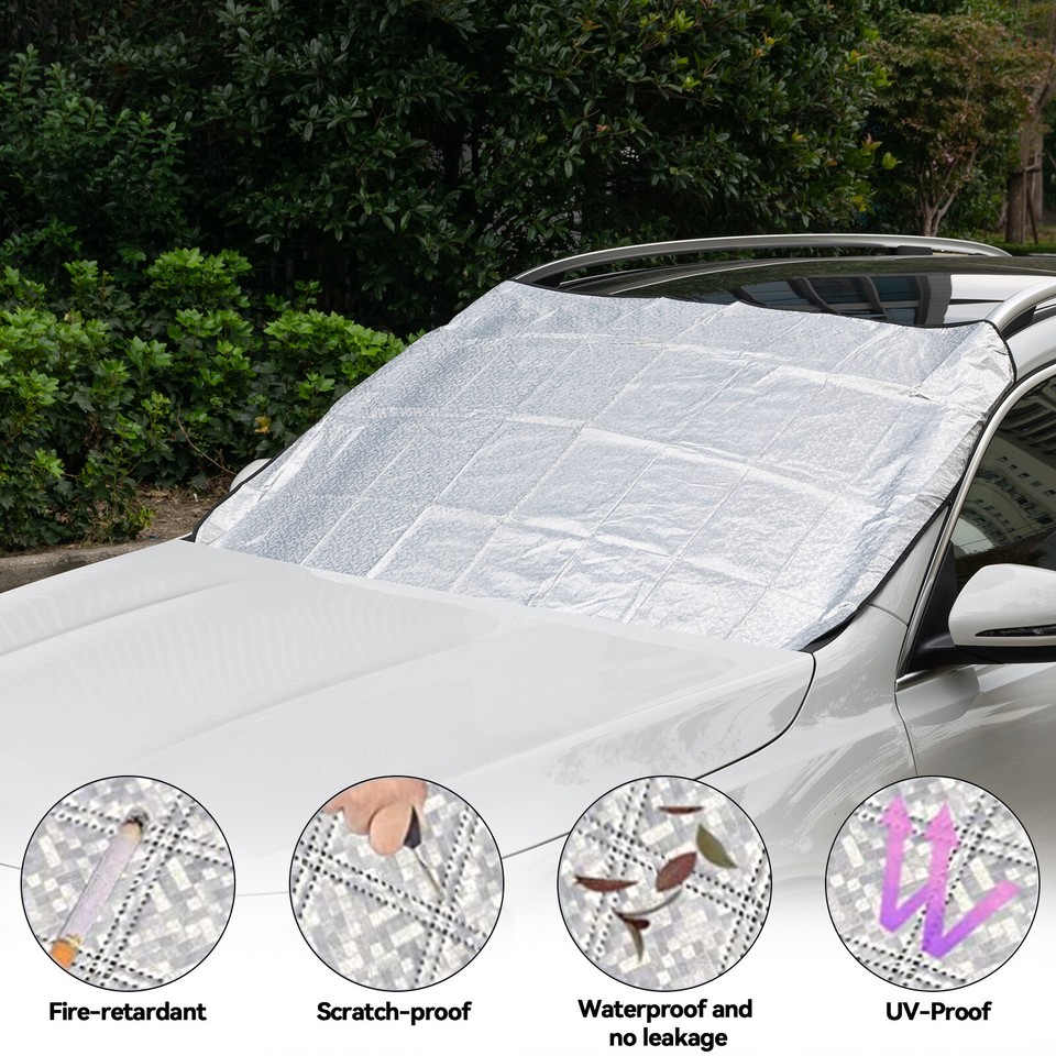 Car Window Windscreen Cover Magnetic Ice Frost Shield Snow Protector ...