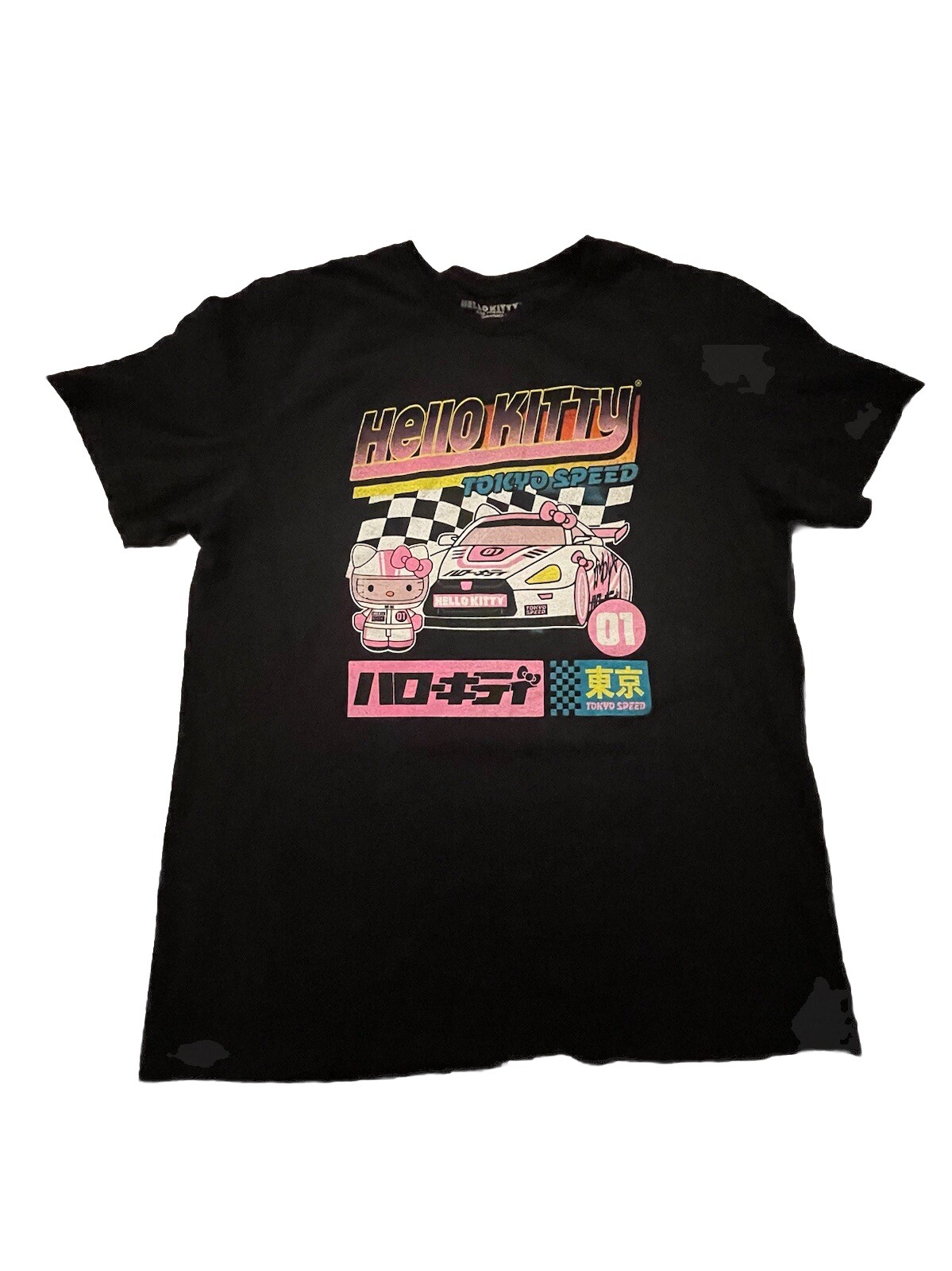 Hello kitty Tokyo Speed by Sanrio T-Shirt Size Large - Gem