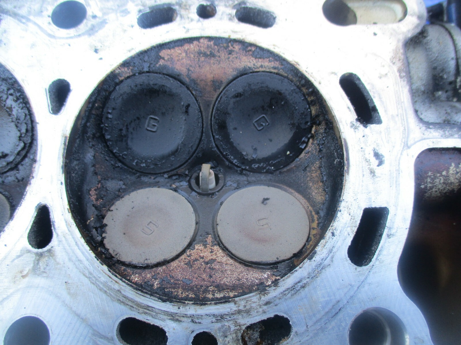 2001 Acura MDX J35A3 left bare cylinder head assembly OEM engine motor ...