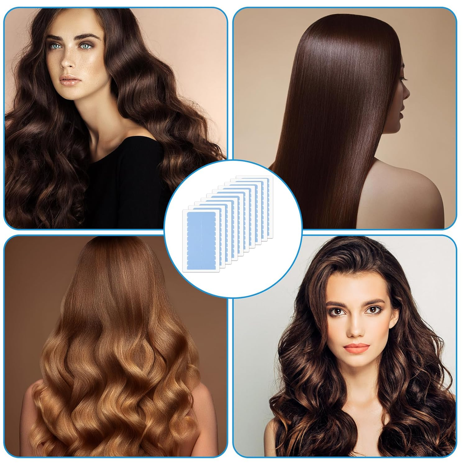 tape para extensiones pegamento de cabello doble cara cinta adhesiva ...