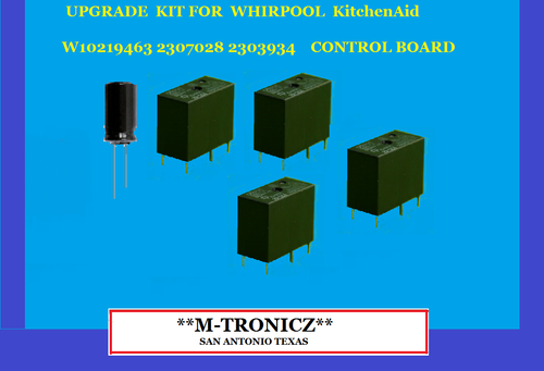 5 PART KIT FOR WHIRLPOOL KitchenAid CONTROL BOARD W10219463 2303934 ...