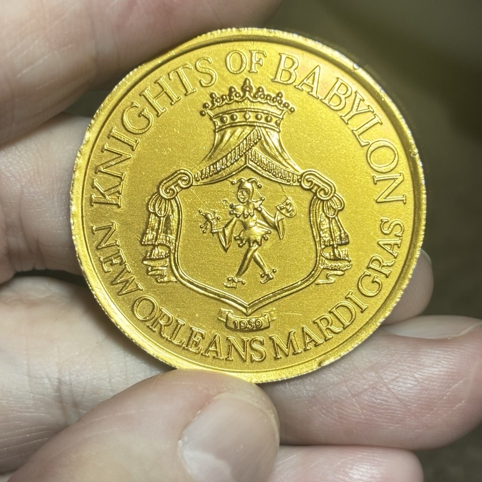 1977 Little Glass Slipper Knights Of Babylon N.O. MARDI GRAS Token . | eBay
