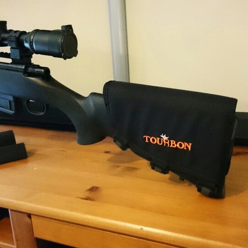 TOURBON Adjustable Cheek Rest Ruger American Rifle Stock Ammo Holder 3 ...