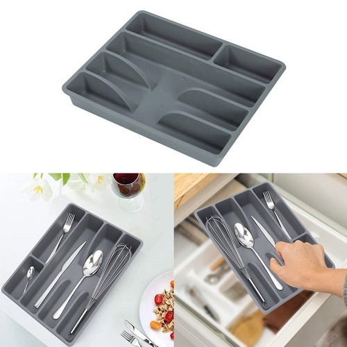 Organizers Kitchen Drawer Organizer Insert Tidy Storage Box Cutlery ...