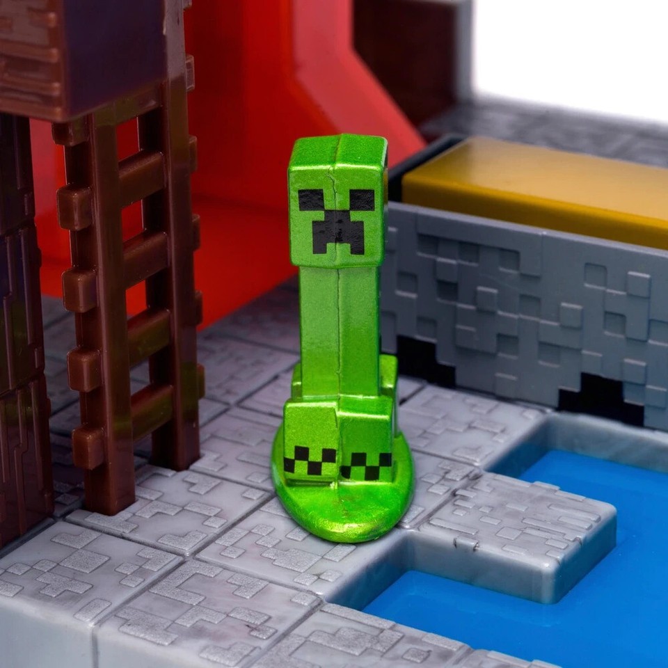 Minecraft Movie Diecast Nano Figures Scene Overworld Figure GIFT SET ...