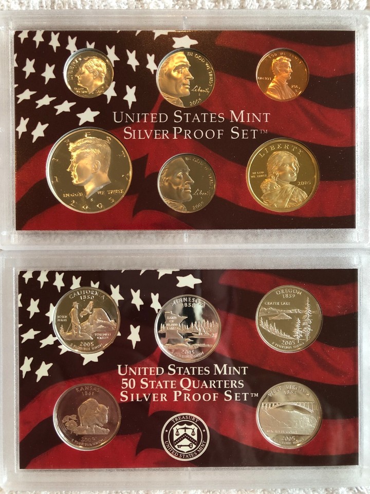 Lot of (13) 1999-2011 US Mint Silver Proof Sets w/COA's and Mint Set Boxes | eBay