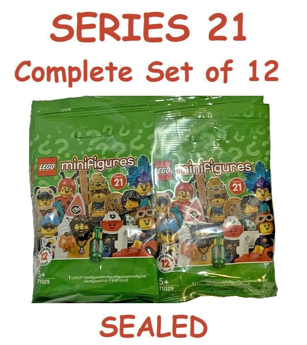 LEGO SERIES 21 Collectible Minifigures 71029 - Complete Set of 12 ...