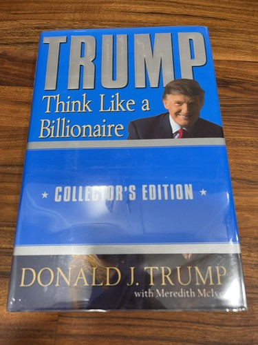 President Donald Trump Think Like a Billionaire 2004 Signed Book RARE ...