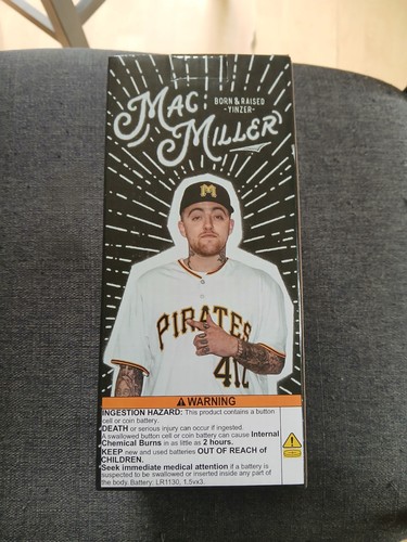 Mac Miller Bobble head Pirates PNC Park EXCLUSIVE! New! Ship Instant ...