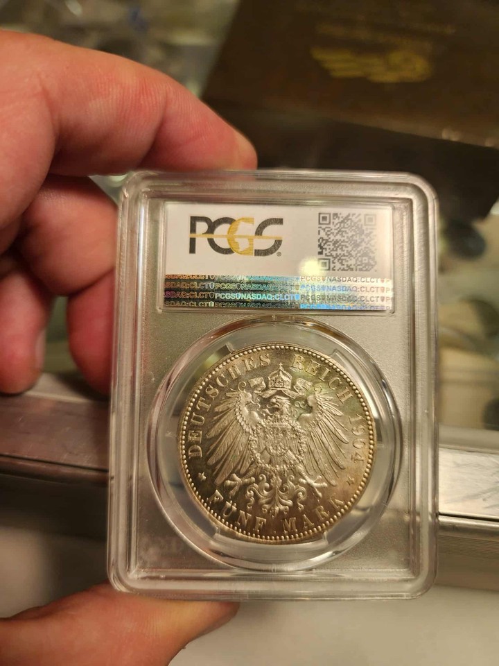 L98 Germany Lubeck 1904-A Silver 5 Marks PCGS MS-66 MAJOR RARITY | eBay