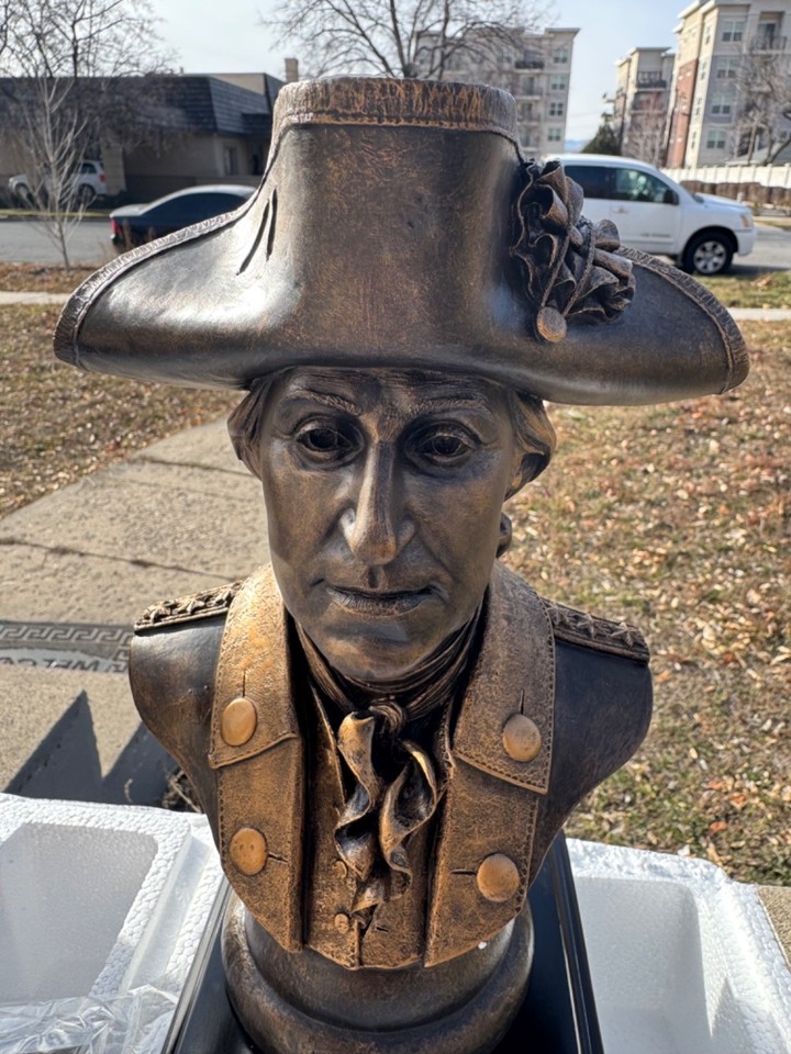 2007 General George Washington Statue Bust Sculpture Rick Perry Friends ...