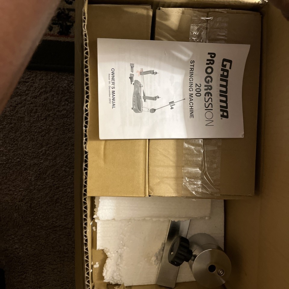 GAMMA Progression 200 Tennis Racket Stringing Machine | eBay