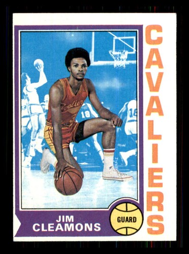 1974 Basketball Topps Jim Cleamons Cleveland Cavaliers #42 | eBay