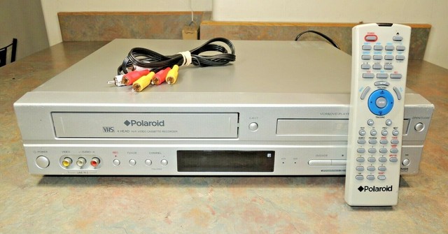 Polaroid Dvc-2000 Dvd/vcr Combo Player VHS Recorder 100 Working With ...