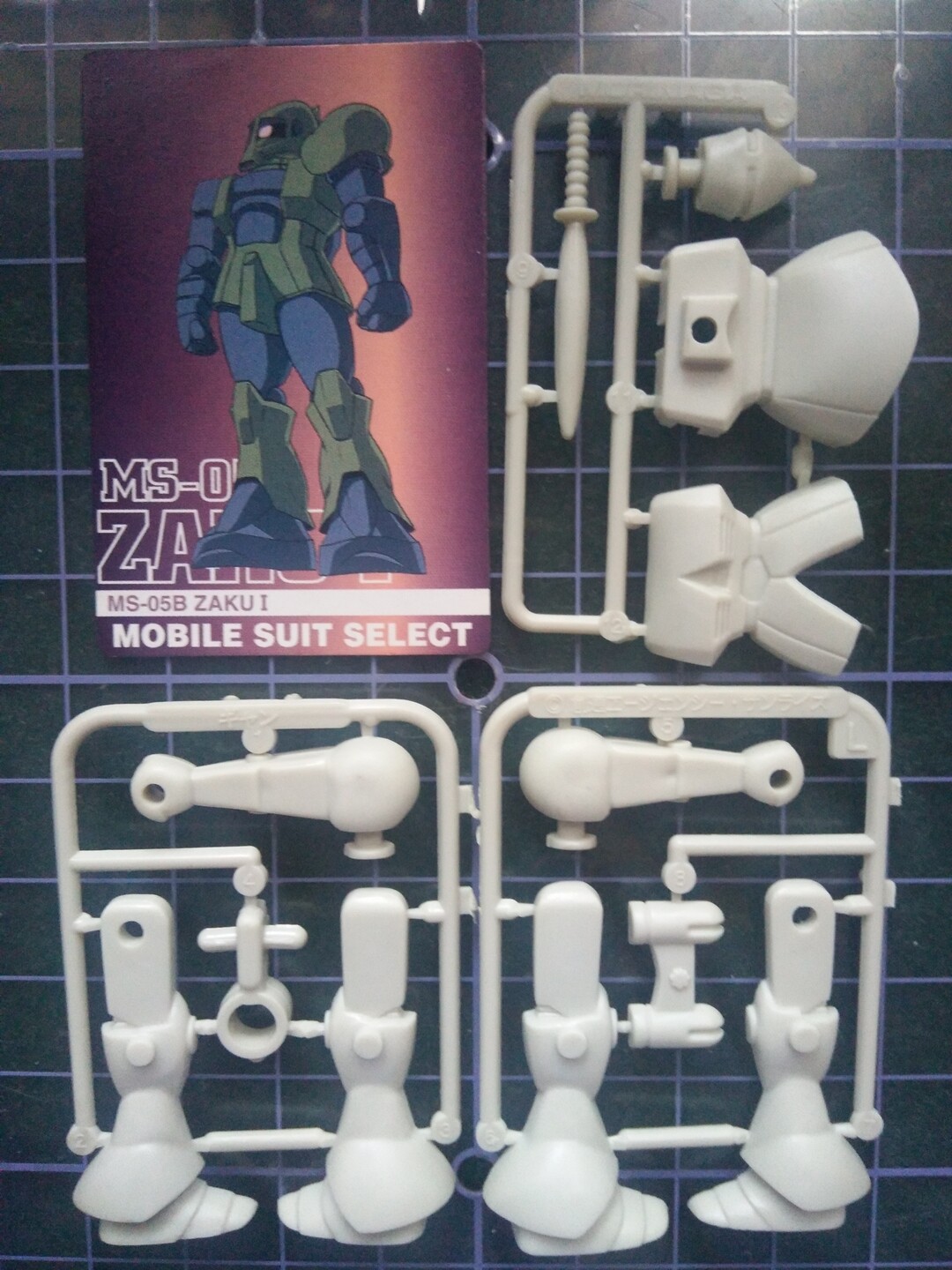 VERY RARE MINI GUNPLA MODEL KIT GUNDAM MOBILE SUIT SELECT YMS-15 " GYAN ...